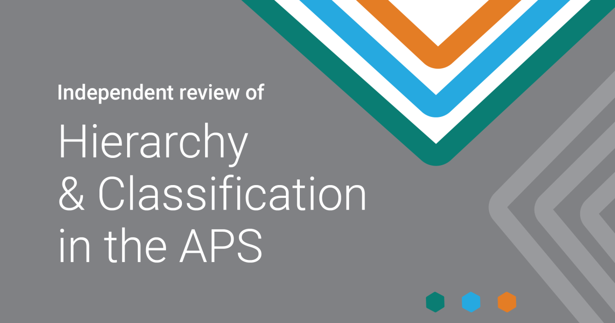 APS Hierarchy and Classification Review | APS Reform